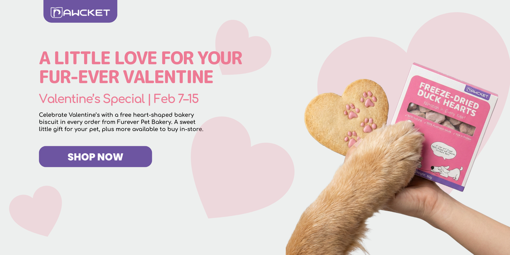 Freeze Dried Pet Food | Australian Made | Pawcket Pet Treats